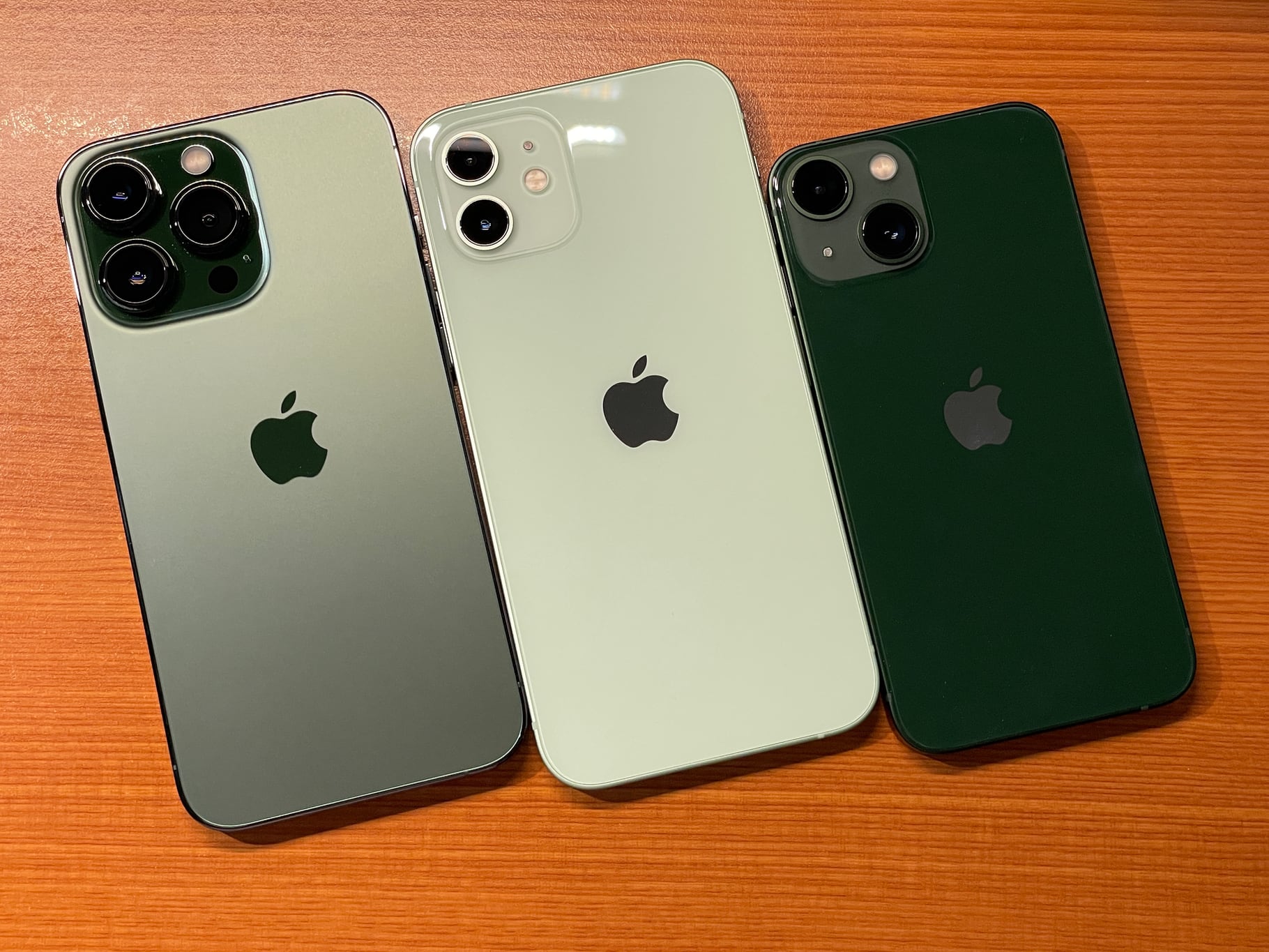 First look: Apple's Green iPhone 13 mini and Alpine Green iPhone 13 Pro ...