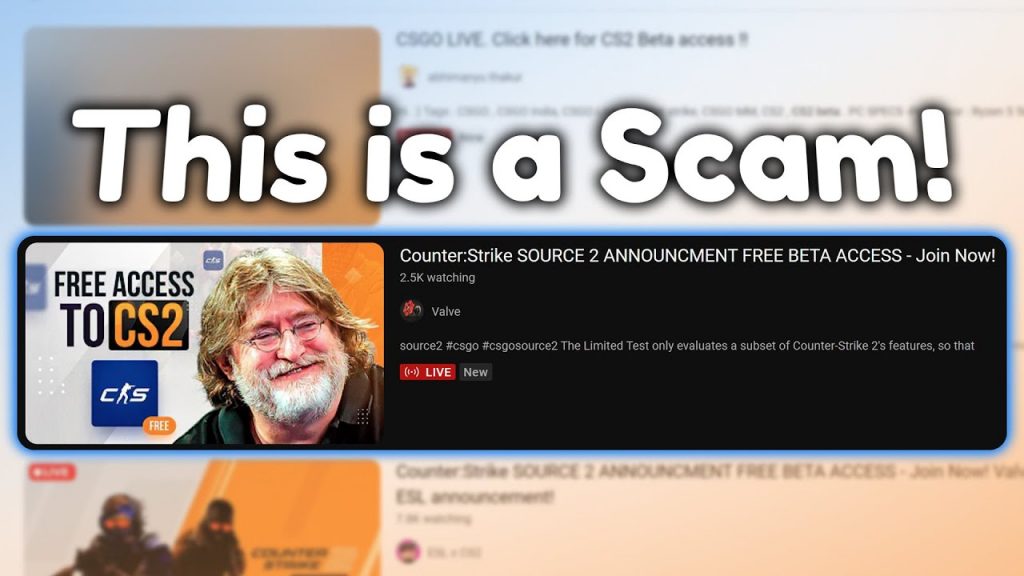 Scam Alert: Beware Of Counter-Strike 2 Limited Test Scams